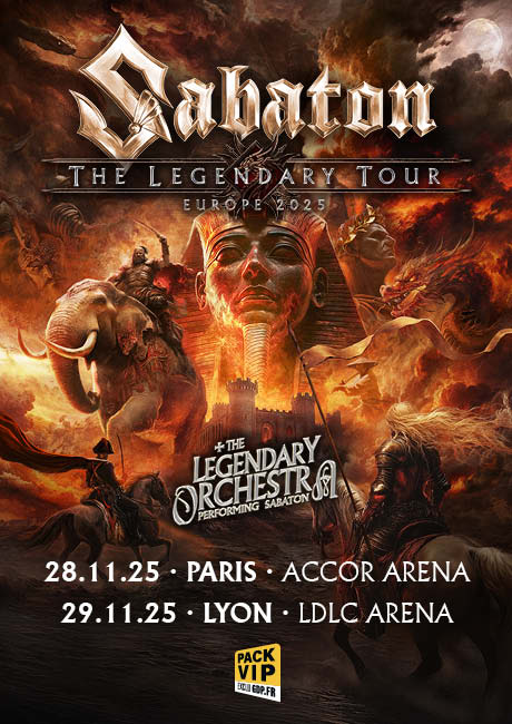 Retrouvez nos offres pour SABATON | Gérard Drouot Productions